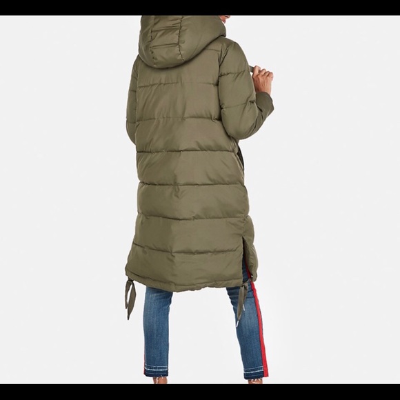 Express | Jackets & Coats | New Express Long Puffer Coat | Poshmark